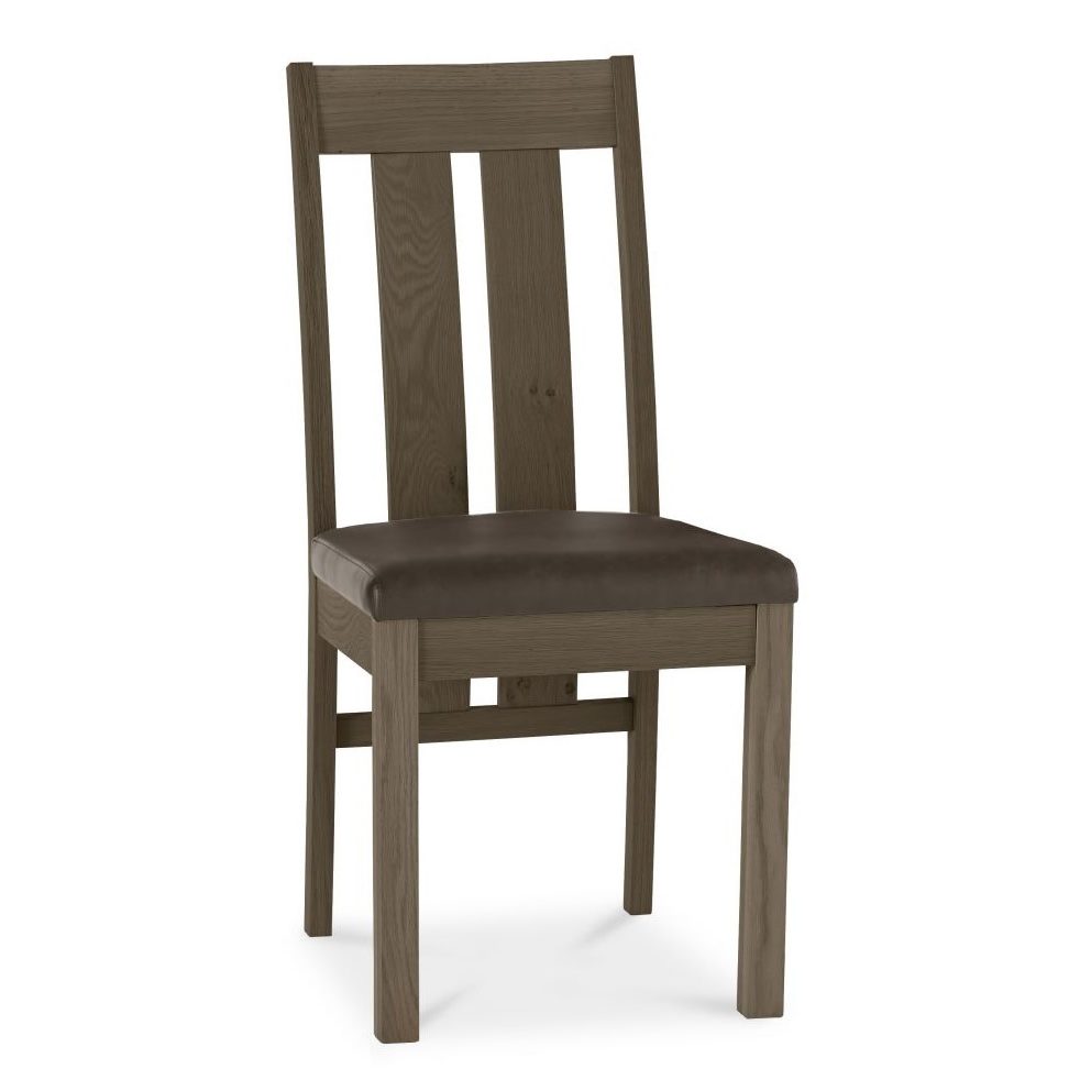 Toronto Slatted Dining Chair, Brown Seat | Chairs | Mayfield Furniture ...